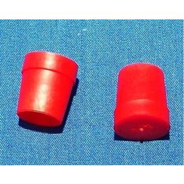 New Era - 10 mm Red Caps, Pack of 100 - CortecNet